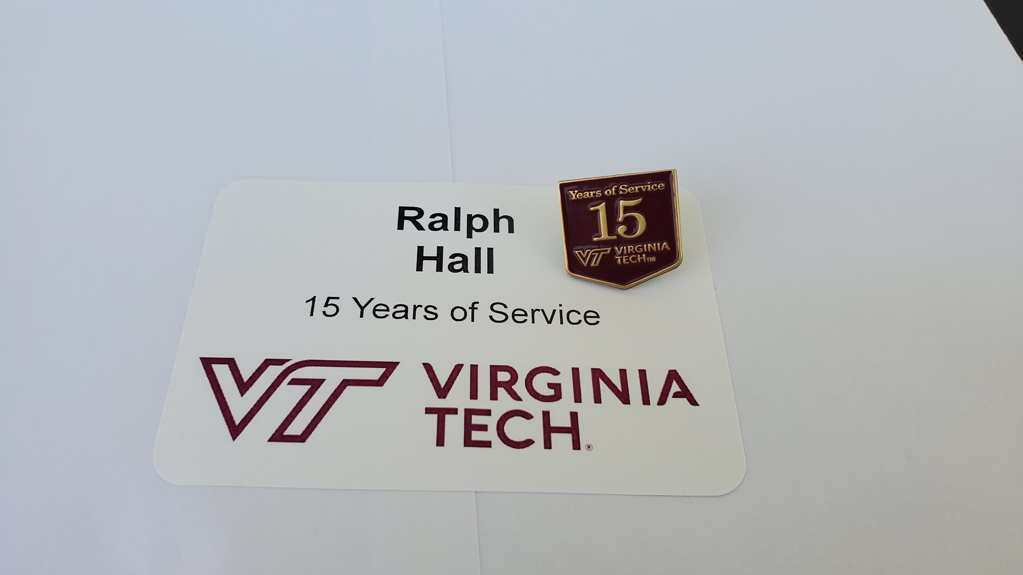 15 Years at VT! – Ralph P Hall